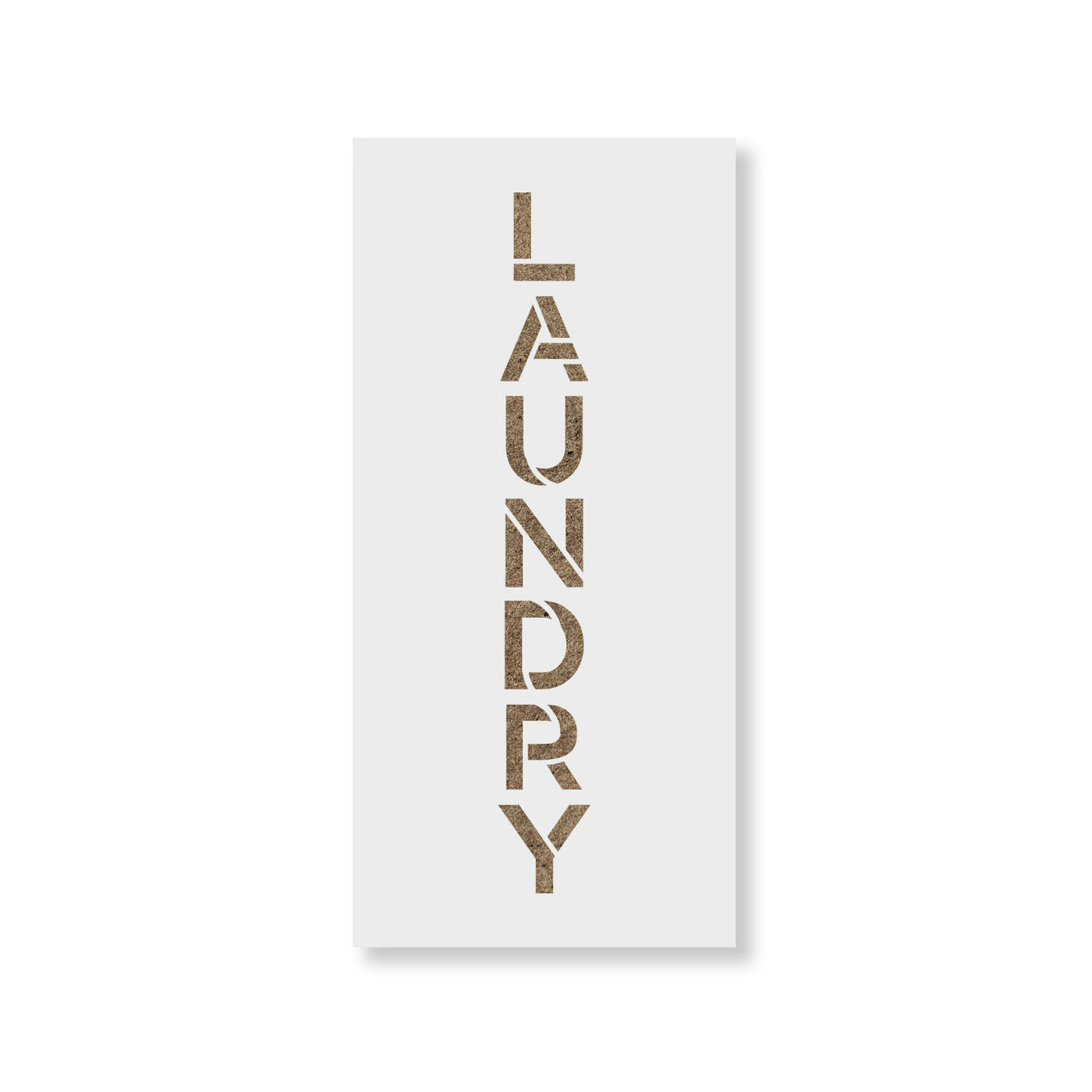 Vertical Sign Laundry Stencils - Stencil Revolution