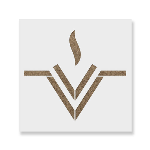 Pallas Astrology Symbol Stencil