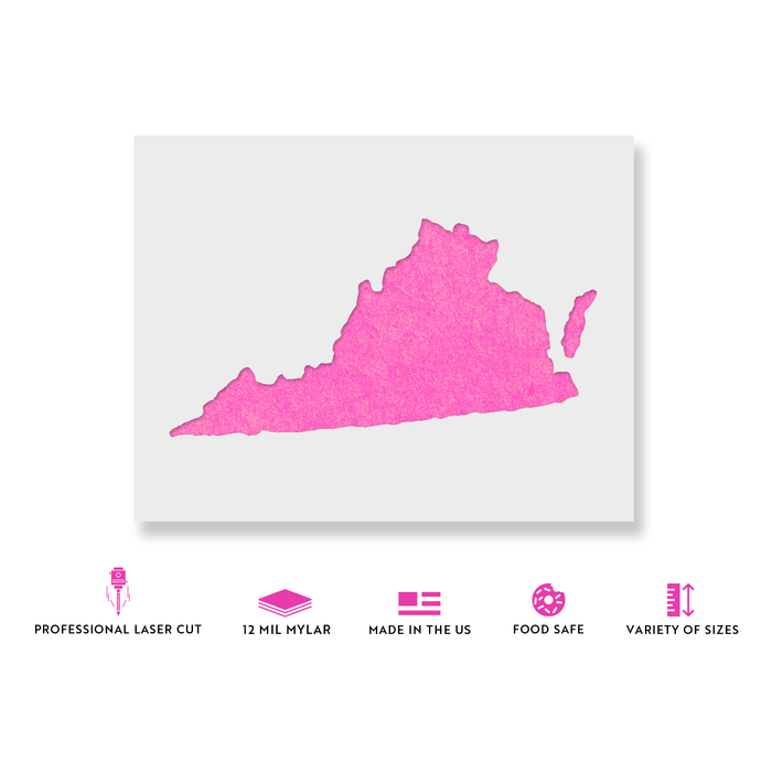 Virginia State Stencils - Stencil Revolution