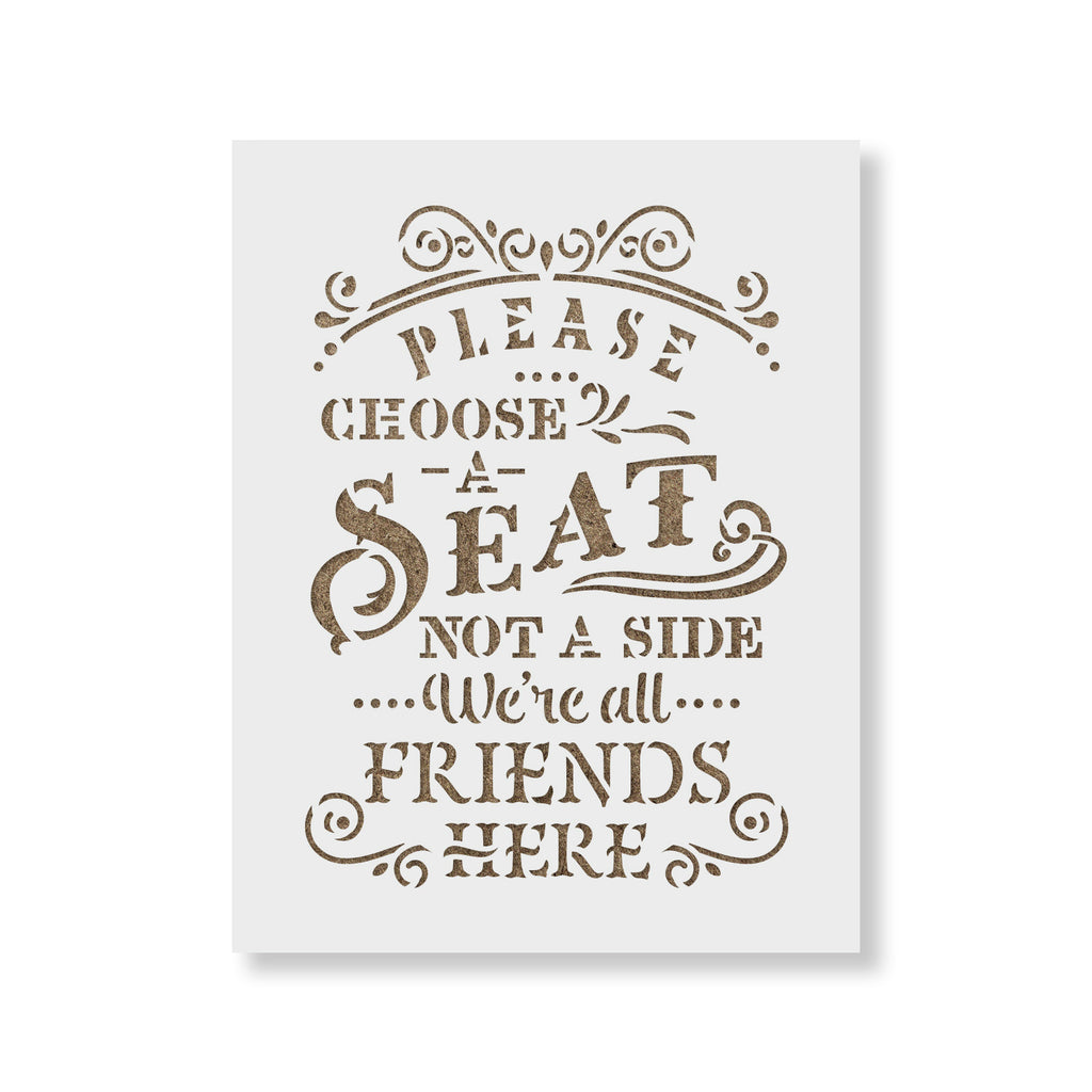 Wedding Friends Stencils - Stencil Revolution