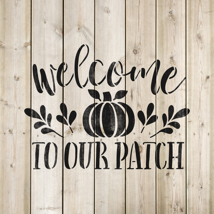 Welcome To Our Pumpkin Patch Stencils - Stencil Revolution