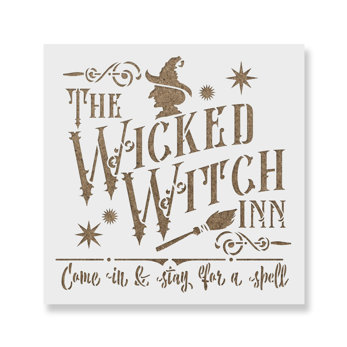 Wicked Witch Inn Stencils - Stencil Revolution