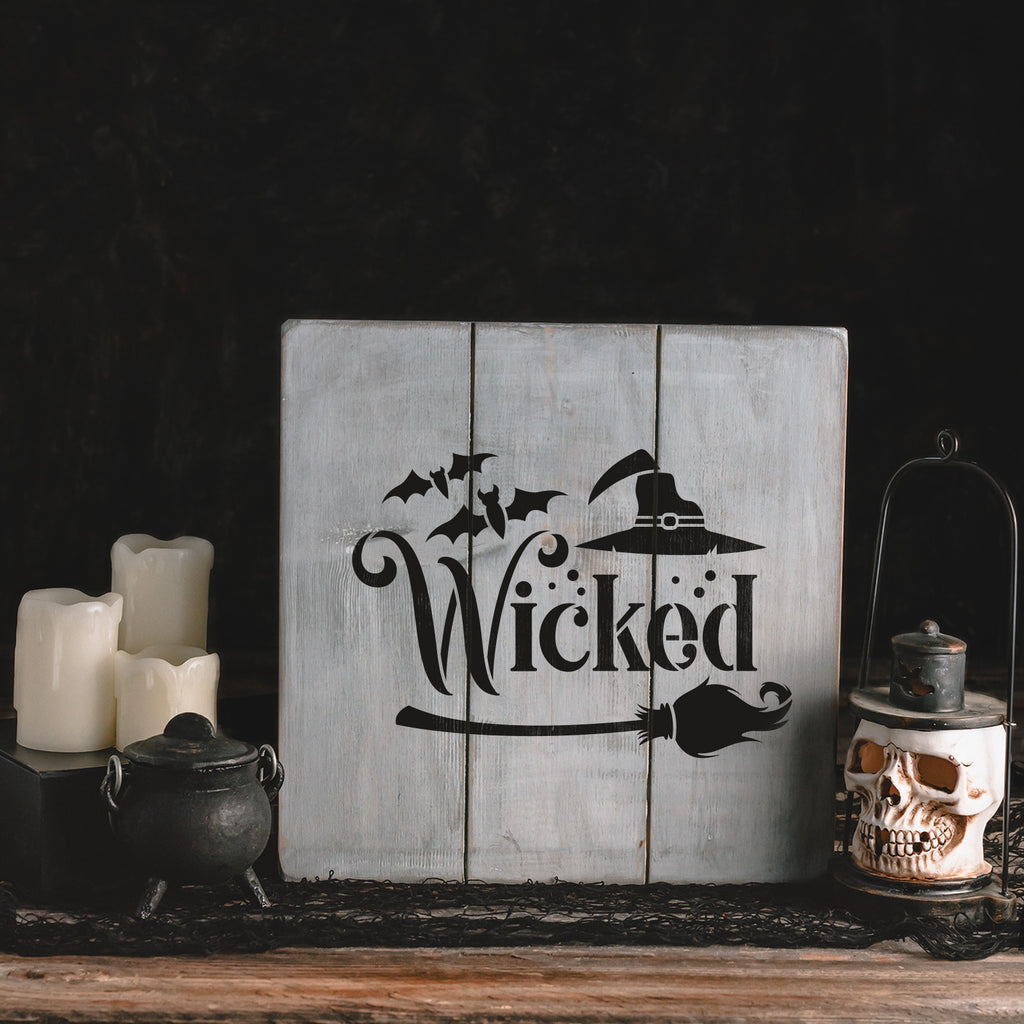 Wicked Witch Stencils - Stencil Revolution