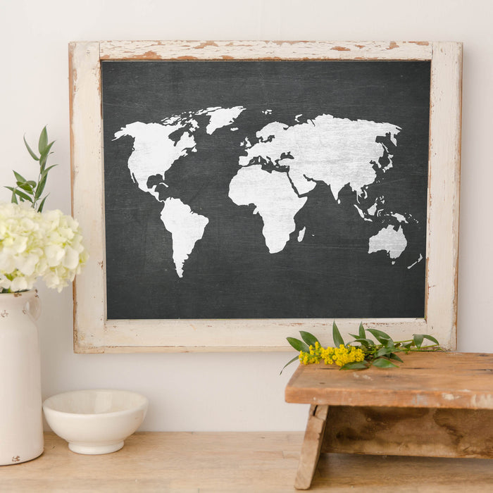 World Map Stencil - Large World Map stencils - World Stencil