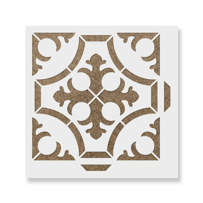 Yarrow Tile Stencils - Stencil Revolution