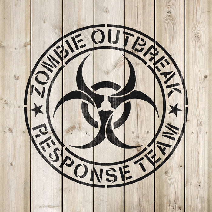 Zombie Outbreak Stencils - Stencil Revolution
